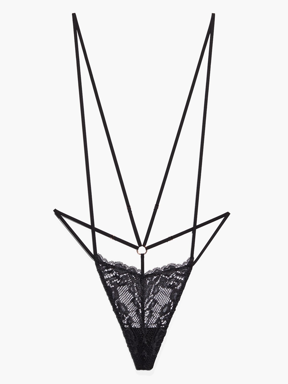 Alien Animal Lace Playsuit (XS-XL) in Black | SAVAGE X FENTY