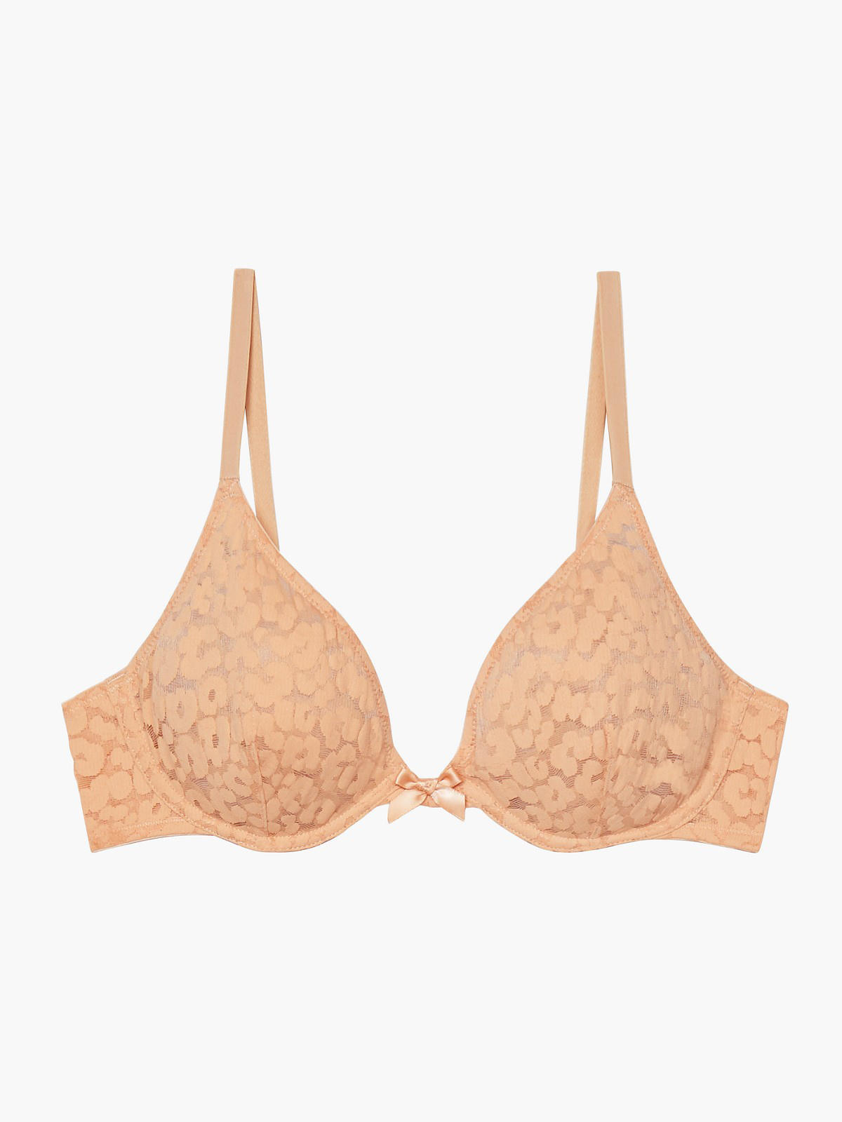 Unlined Leopard Lace Bra in Brown & Nude | SAVAGE X FENTY Germany