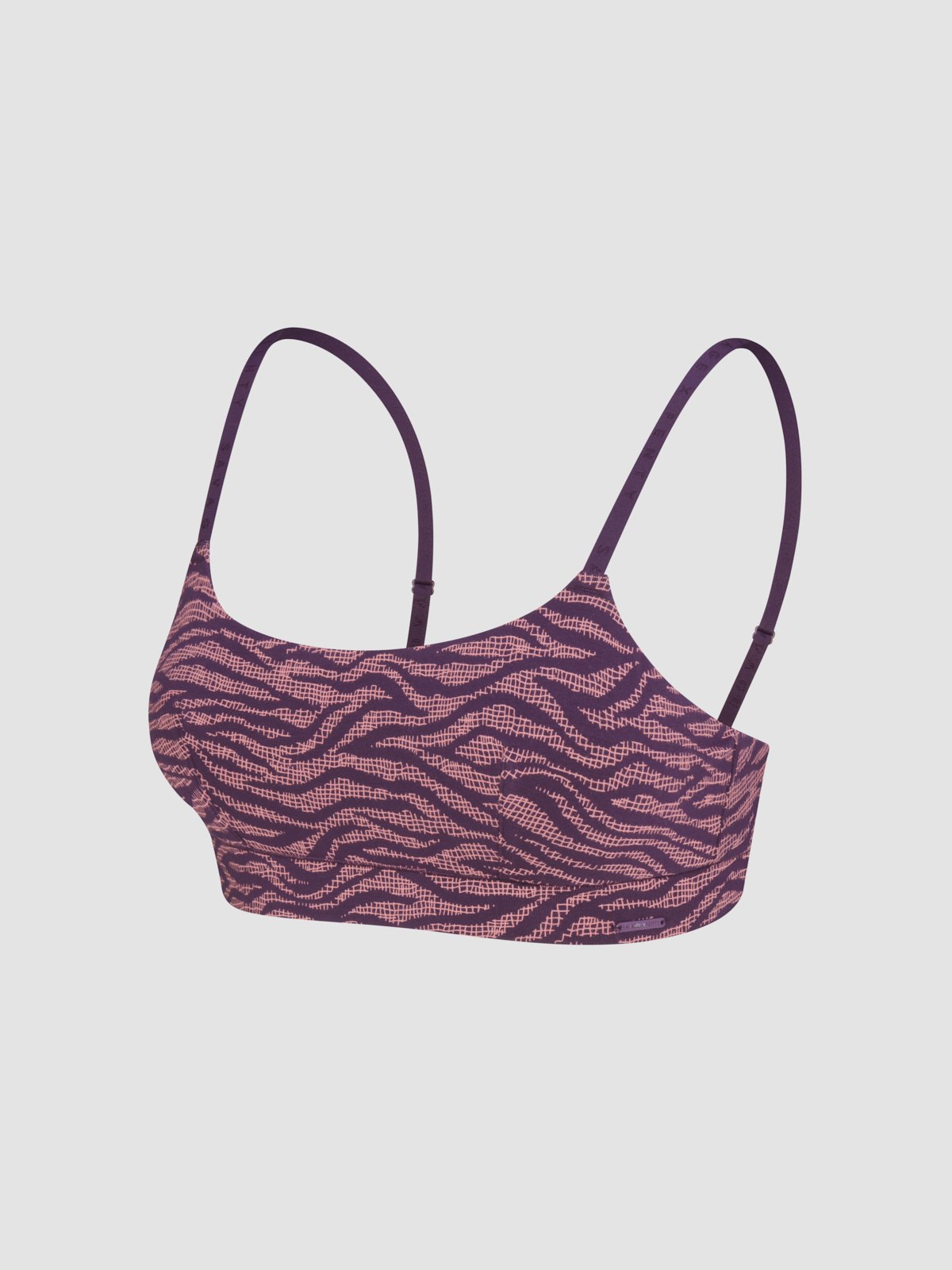 Cotton Essentials Scoop-Neck Bralette in Multi & Purple | SAVAGE X FENTY