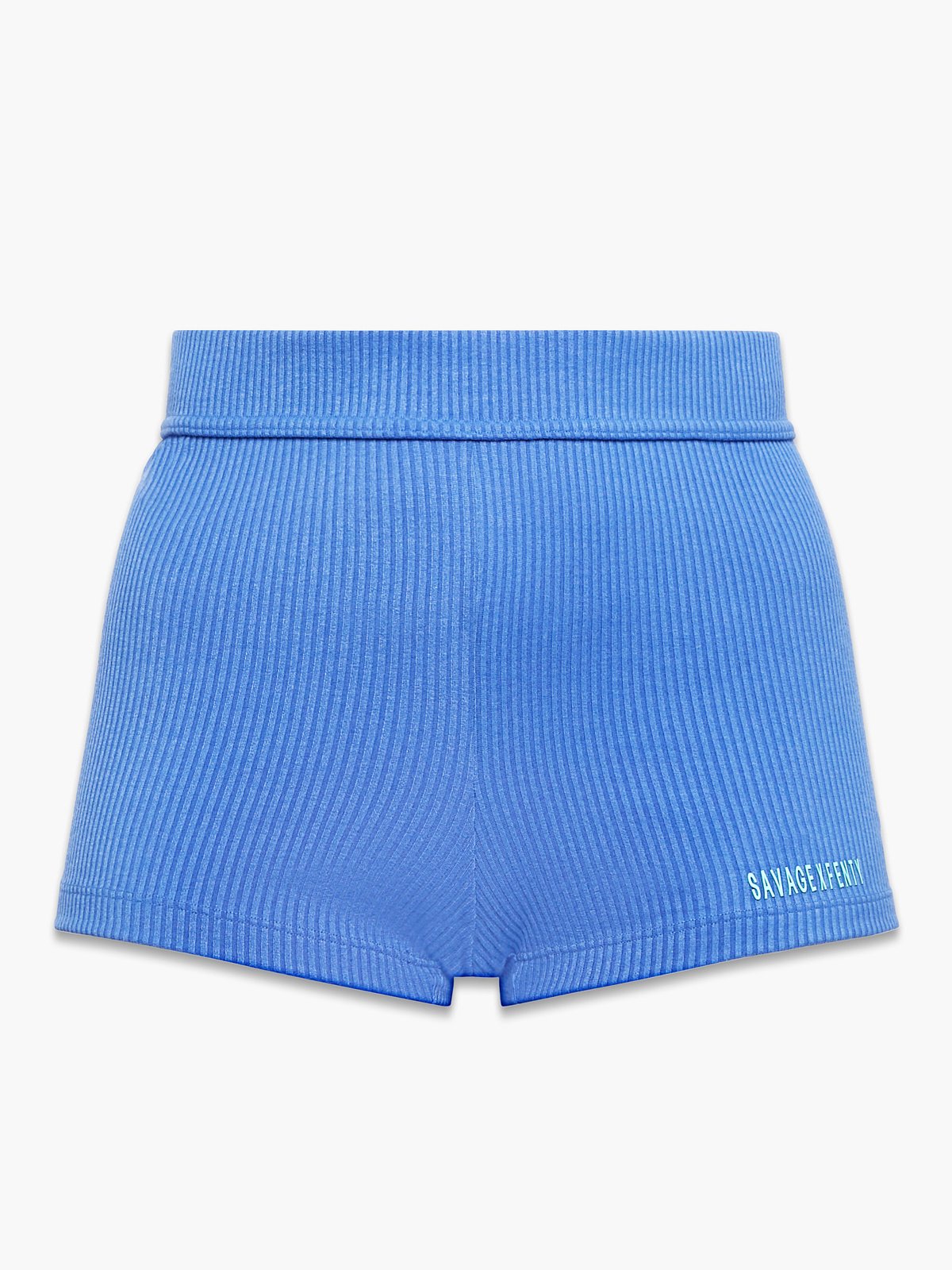 Xssential Heavy Rib Booty Short In Blue Savage X Fenty