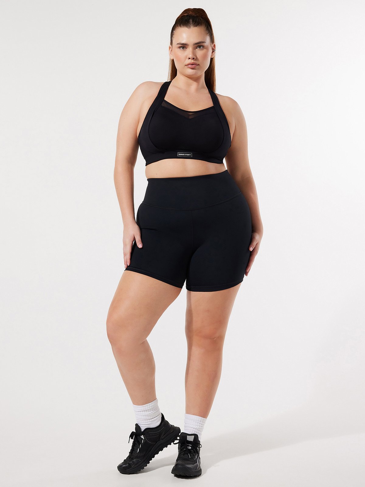 Retro Runna Bike Short in Black | SAVAGE X FENTY