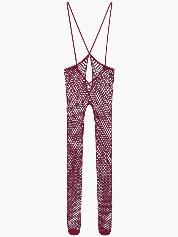 Commitment Issues Suspender Body Stocking (1X-3X) - Savage