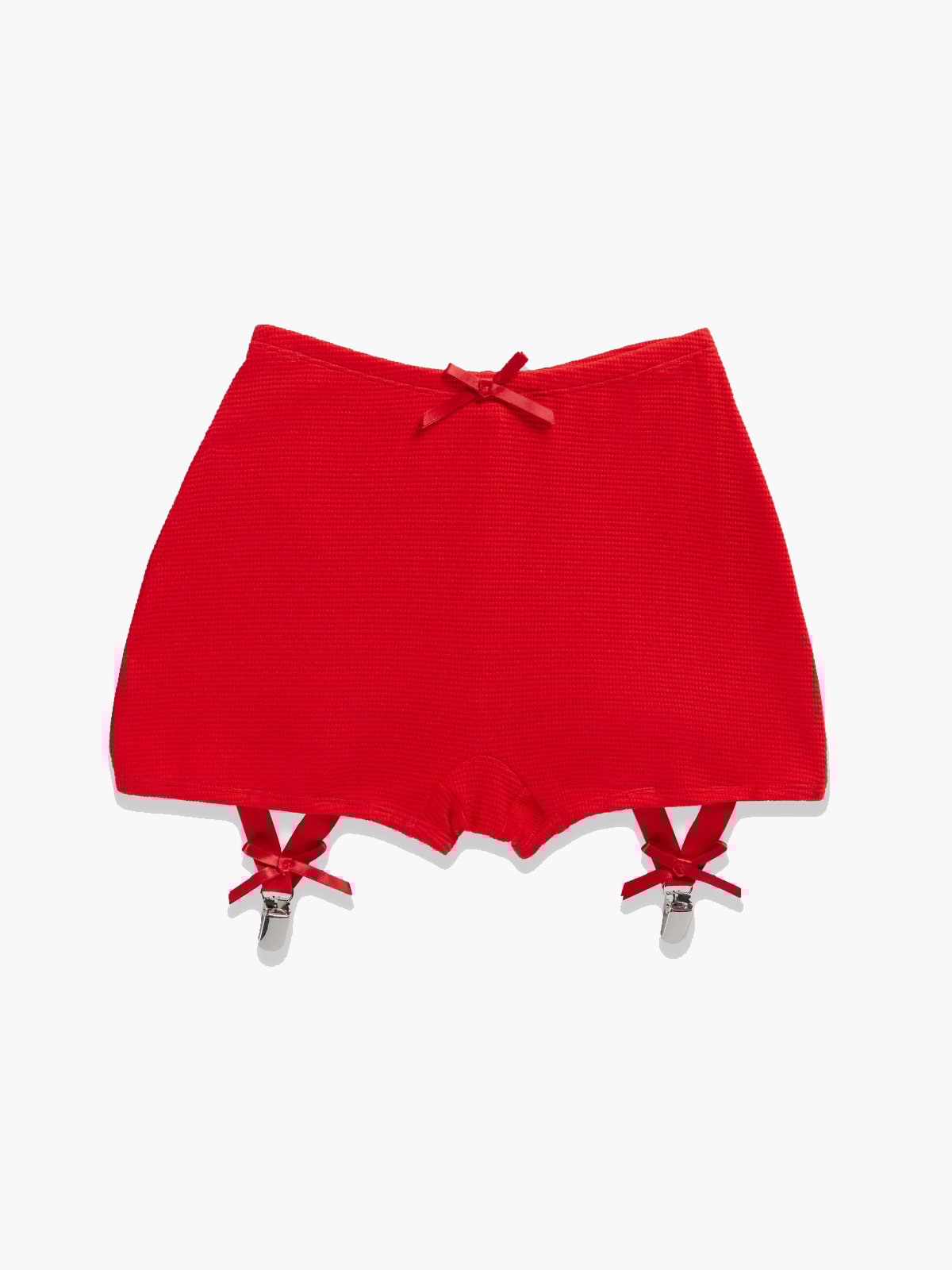 Midnight Cruise Garter Short In Red Savage X Fenty