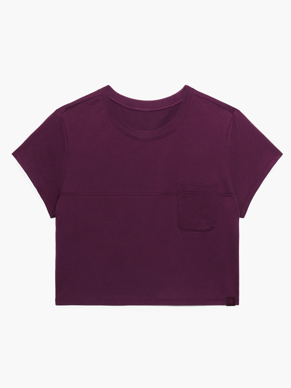Essential Baby Pocket Tee in Purple | SAVAGE X FENTY