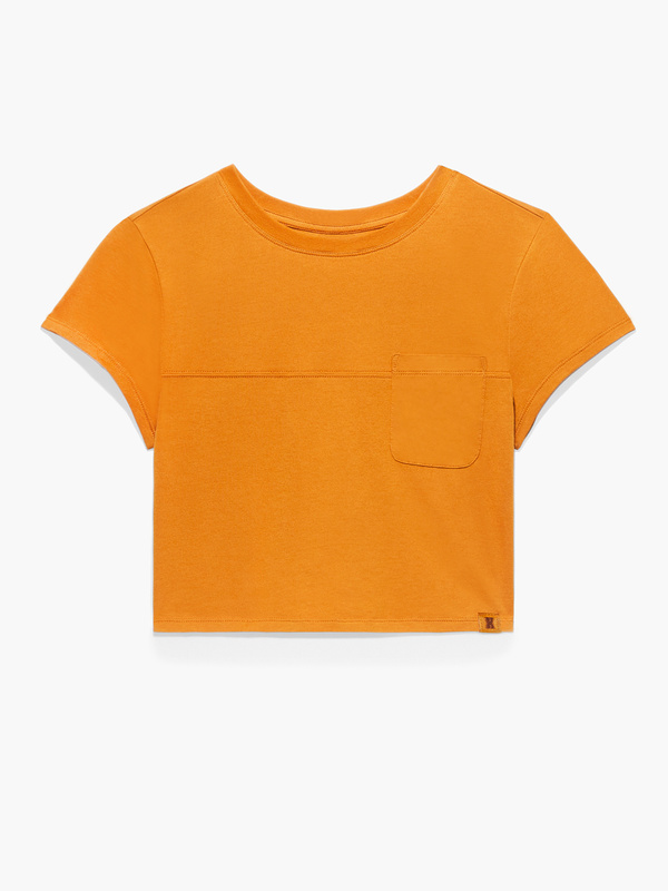 Essential Baby Pocket Tee in Brown & Orange & Yellow | SAVAGE X FENTY