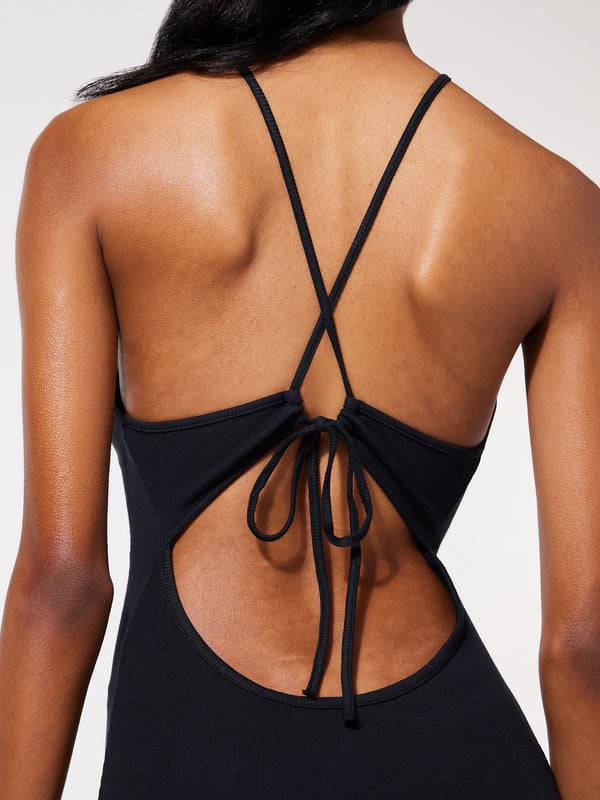 Rib Essentials Maxi Slip - Savage