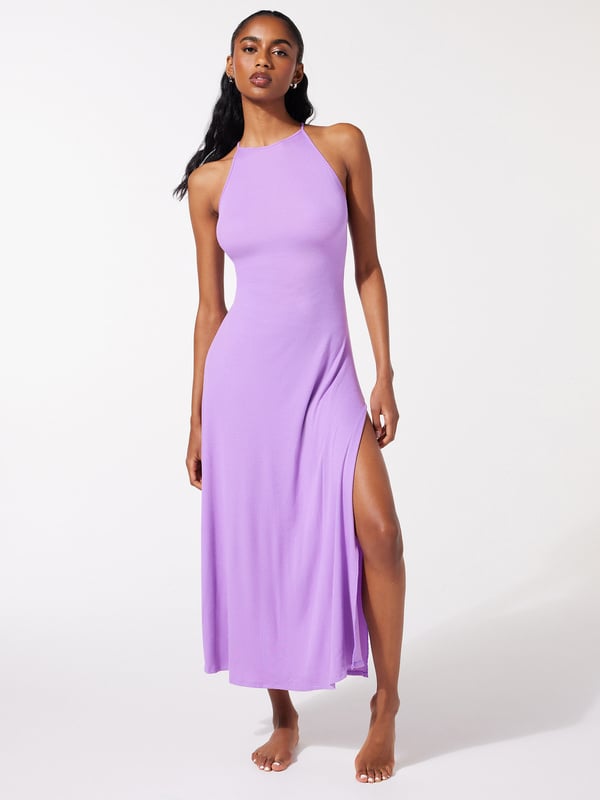 Rib Essentials Maxi Slip - Savage