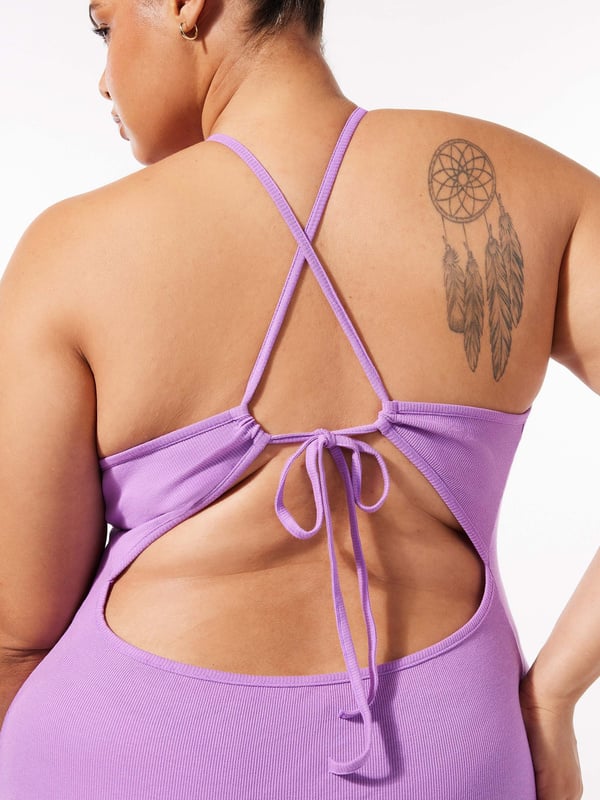 Rib Essentials Maxi Slip - Savage