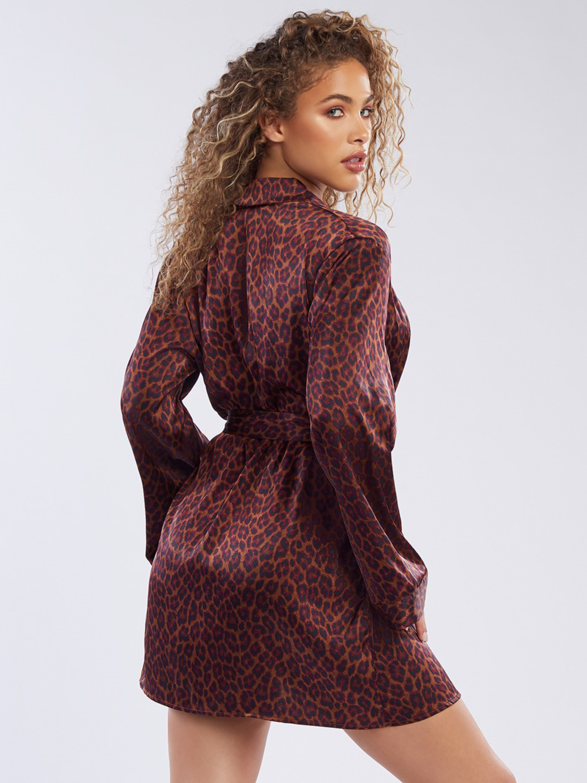 Short Robe in Brown & Multi | SAVAGE X FENTY UK United Kingdom