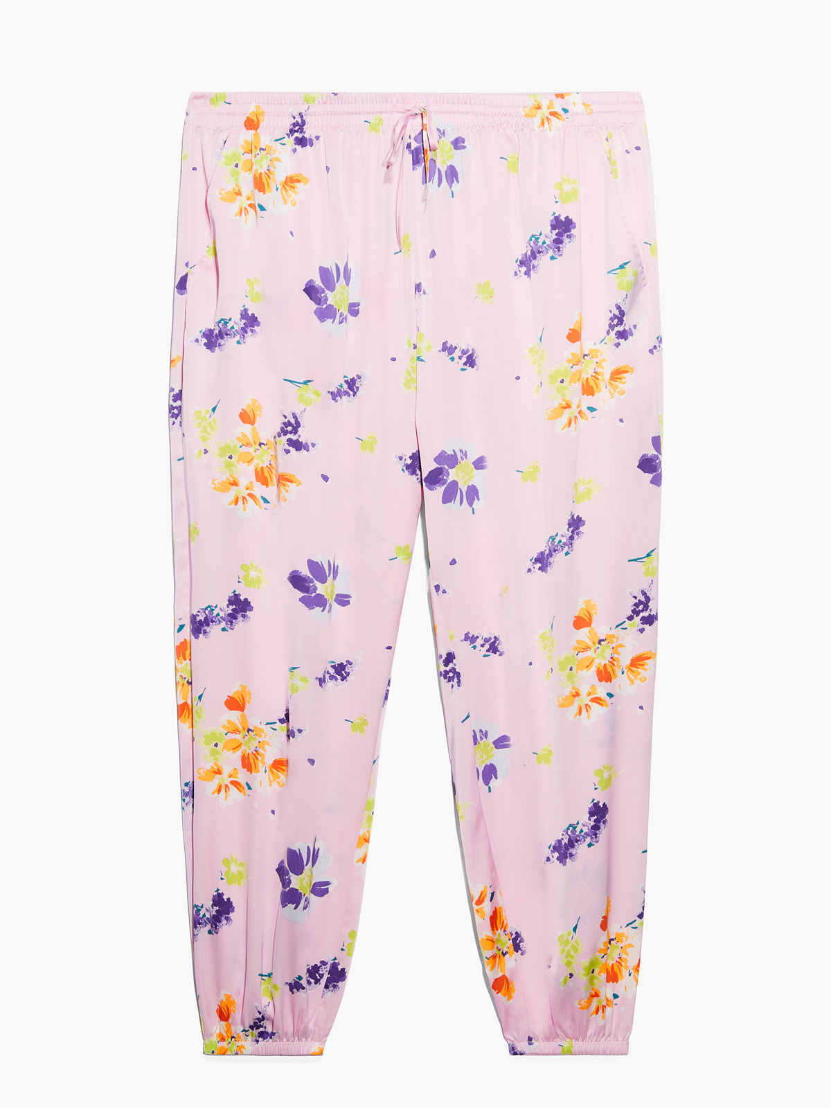 Night Blooms Satin Sleep Pant in Multi & Pink | SAVAGE X FENTY