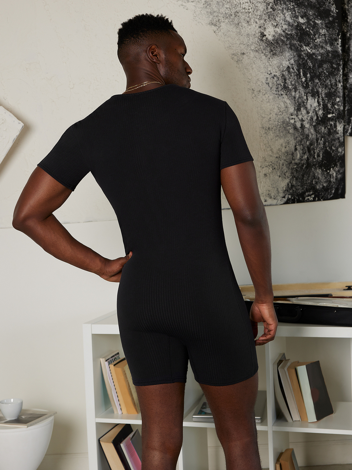 1900s Rib One Piece in Black | SAVAGE X FENTY Germany