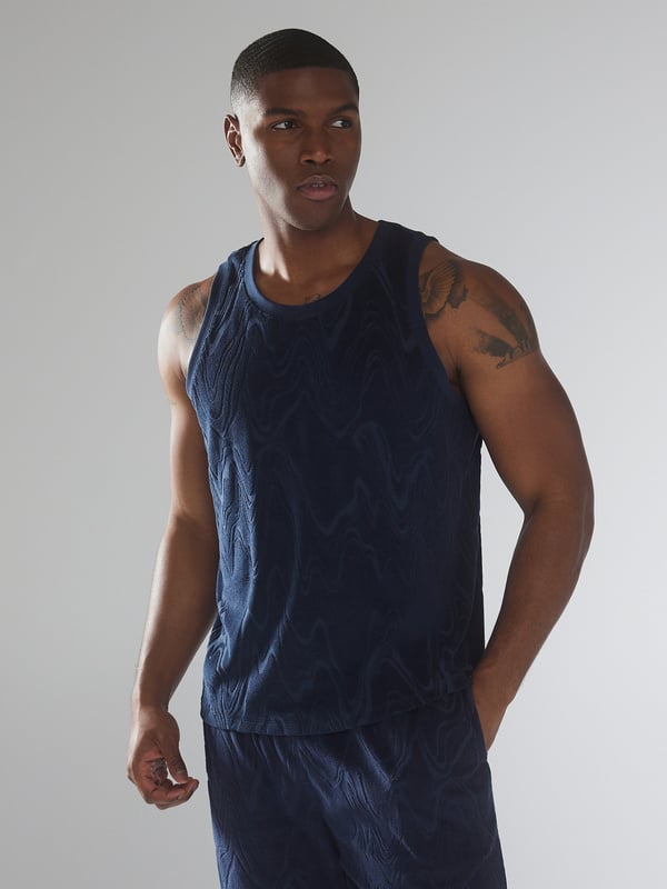Ripple Effect Terry Tank - Savage