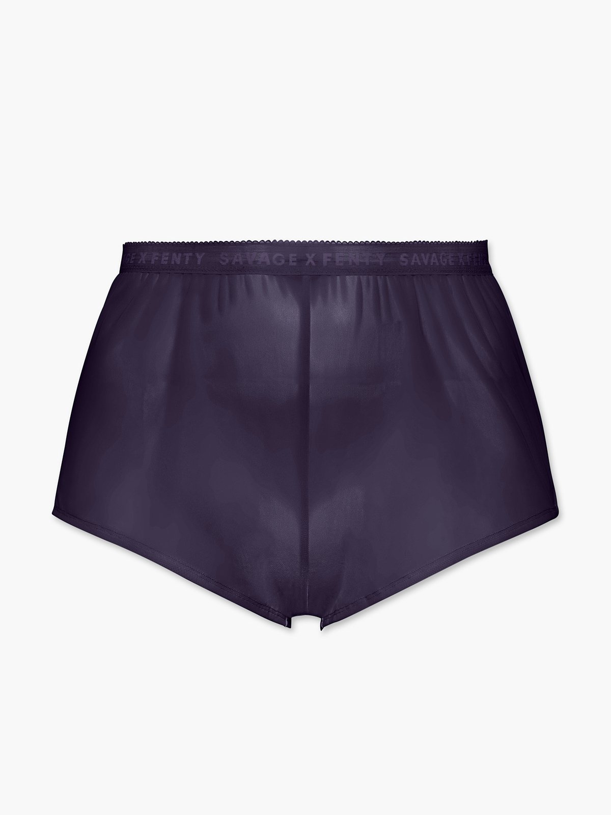 Logo-Trim Mesh Sleep Short in Blue | SAVAGE X FENTY