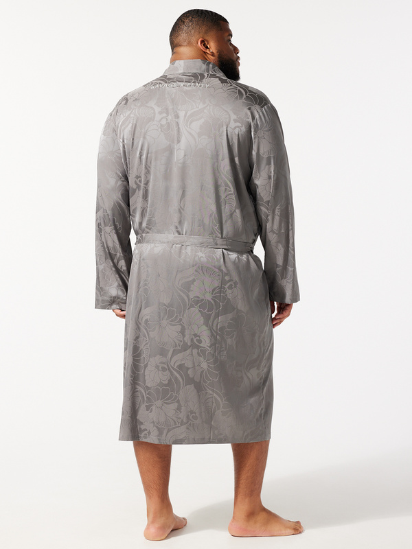 Sexties Jacquard Mid-Length Robe - Savage