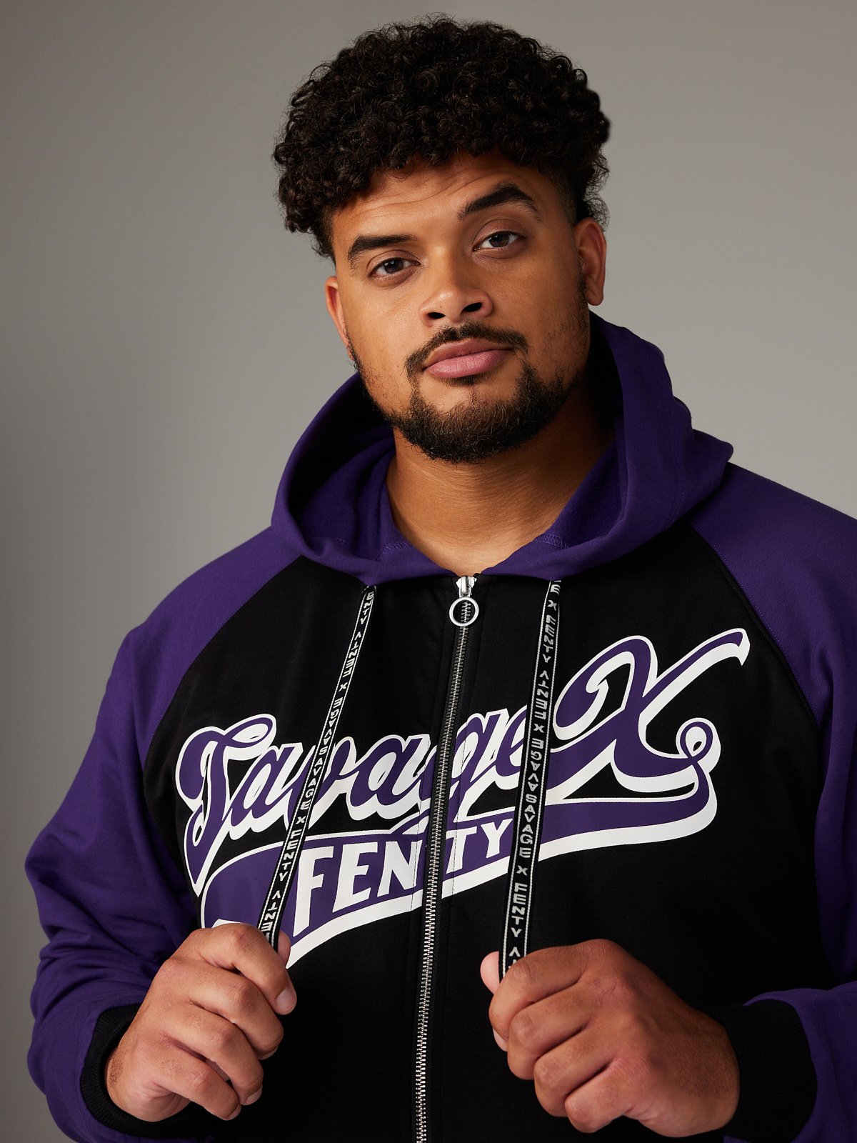 Essential Team Graphic Raglan Sleep Onesie in Black & Multi & Purple ...