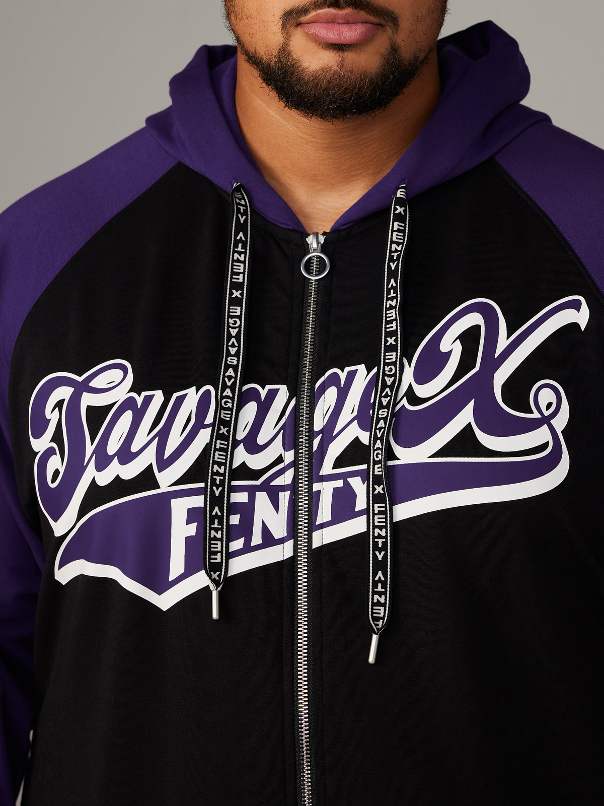 Essential Team Graphic Raglan Sleep Onesie in Black & Multi & Purple ...