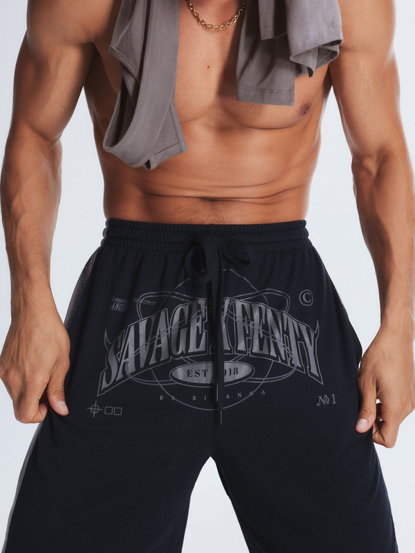 Synth Mesh Sleep Short - Savage