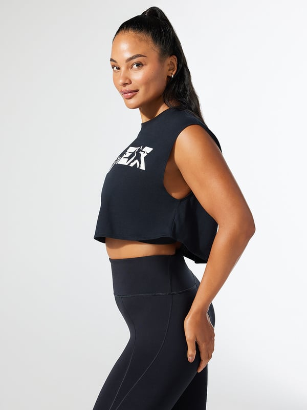 Flex On U Cropped Muscle Tee - Savage