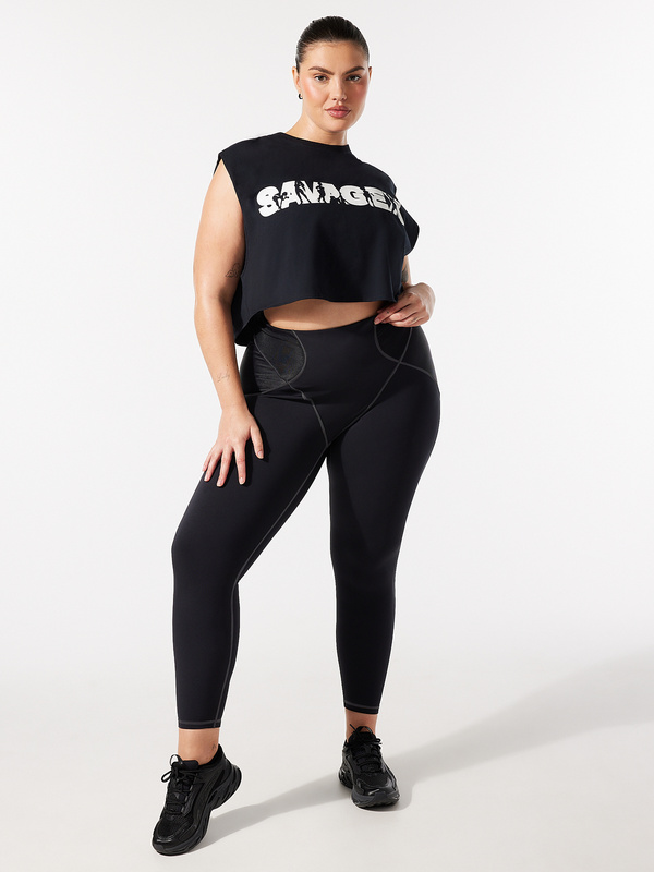 Flex On U Cropped Muscle Tee - Savage