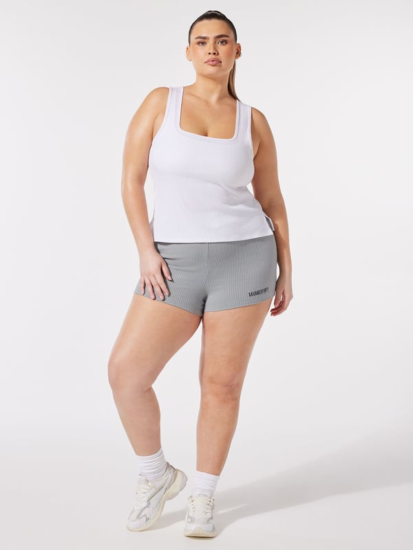 Essential Heavy Rib Square-Neck Tank - Savage