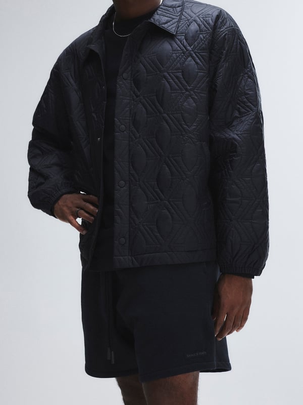 Woven Quilted Jacket - Savage