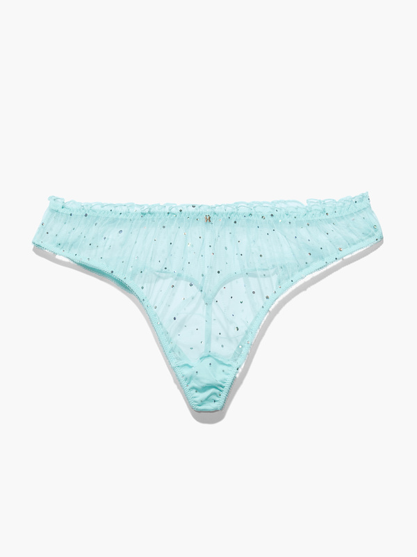 Sparkle Puff Cut-Out Bikini in Blue | SAVAGE X FENTY