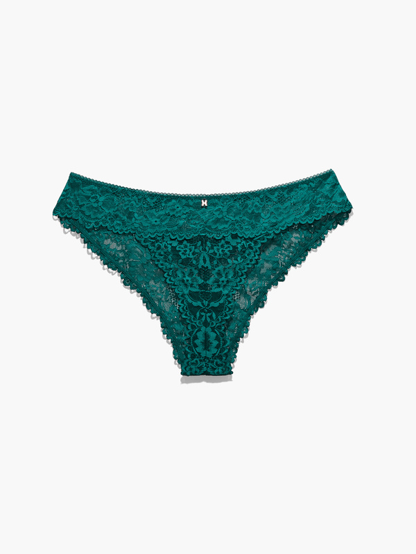 Floral Lace Cheeky in Green | SAVAGE X FENTY