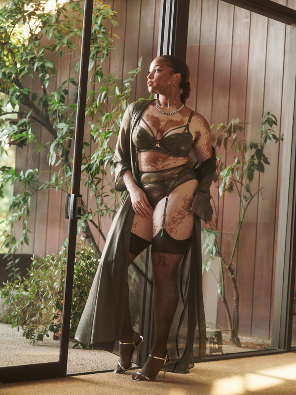 Going Platinum Mesh Cheeky Brief - Savage