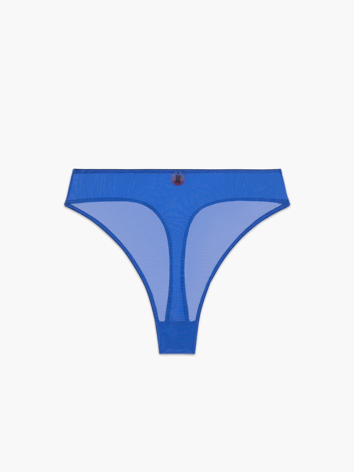 I Dare Hue Mesh Thong & G-String Panty Duo in Blue & Multi & Purple ...