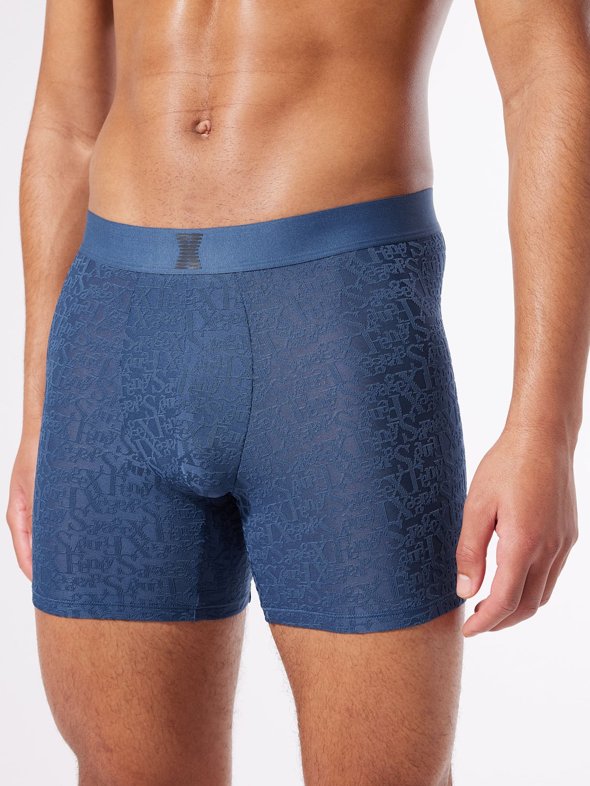 Signature Script Boxer Briefs in Blue | SAVAGE X FENTY Netherlands