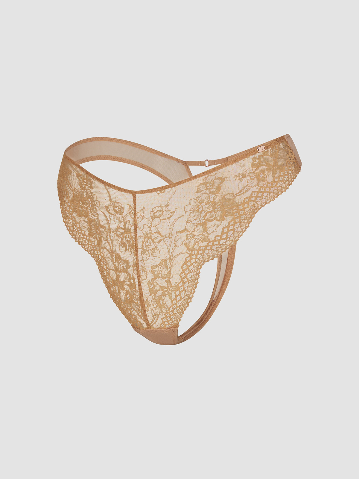 Top Drawer Lace Thong Panty in Nude | SAVAGE X FENTY