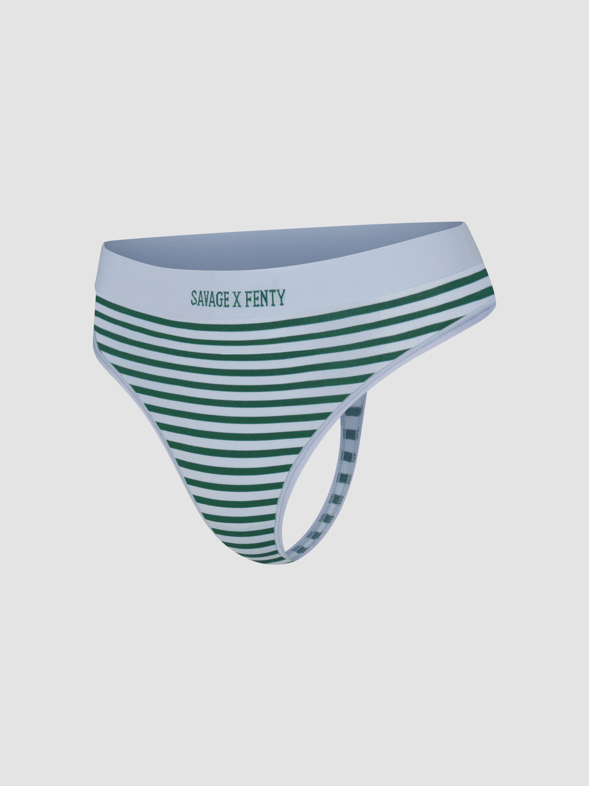 Seamless High-Waist Thong Panty in Blue & Multi | SAVAGE X FENTY