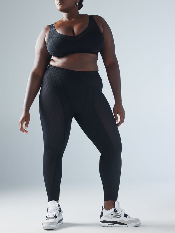 Peak Performance High-Waist X Mesh Leggings - Savage