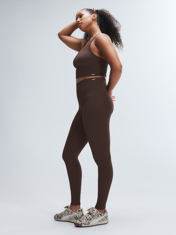 Seamless Rib Sport High-Waist Legging - Savage