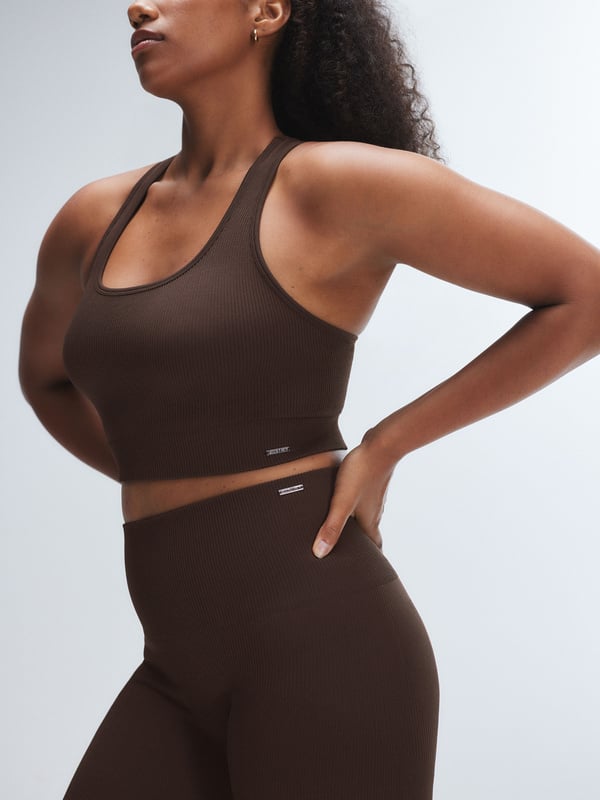 Seamless Rib Sport High-Waist Legging - Savage