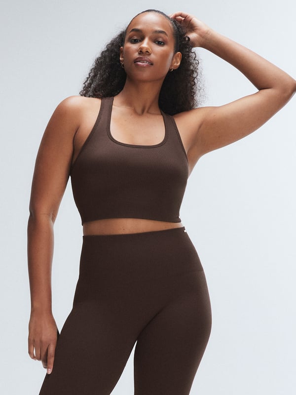 Seamless Rib Sport High-Waist Legging - Savage
