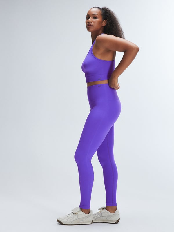 Seamless Rib Sport High-Waist Legging - Savage