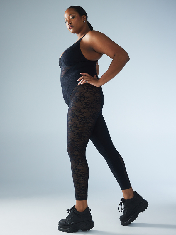 Lace Race Jumpsuit - Savage