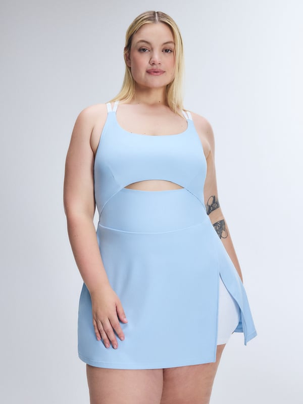 Cool Curves Strappy Back Sport Dress - Savage