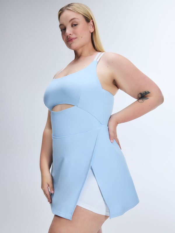 Cool Curves Strappy Back Sport Dress - Savage