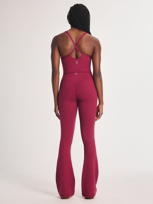 Supple Flex Racerback Shelf-Bra Tank - Savage